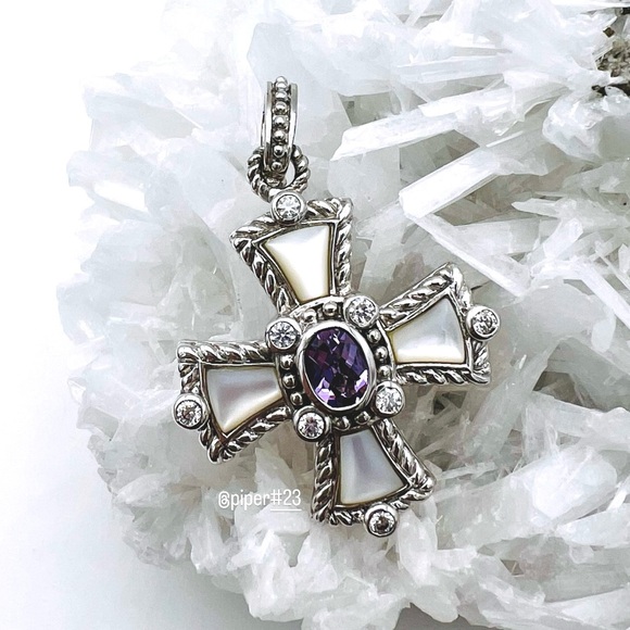 Judith Ripka | Jewelry | Judith Ripka Maltese Cross Pendant Enhancer ...